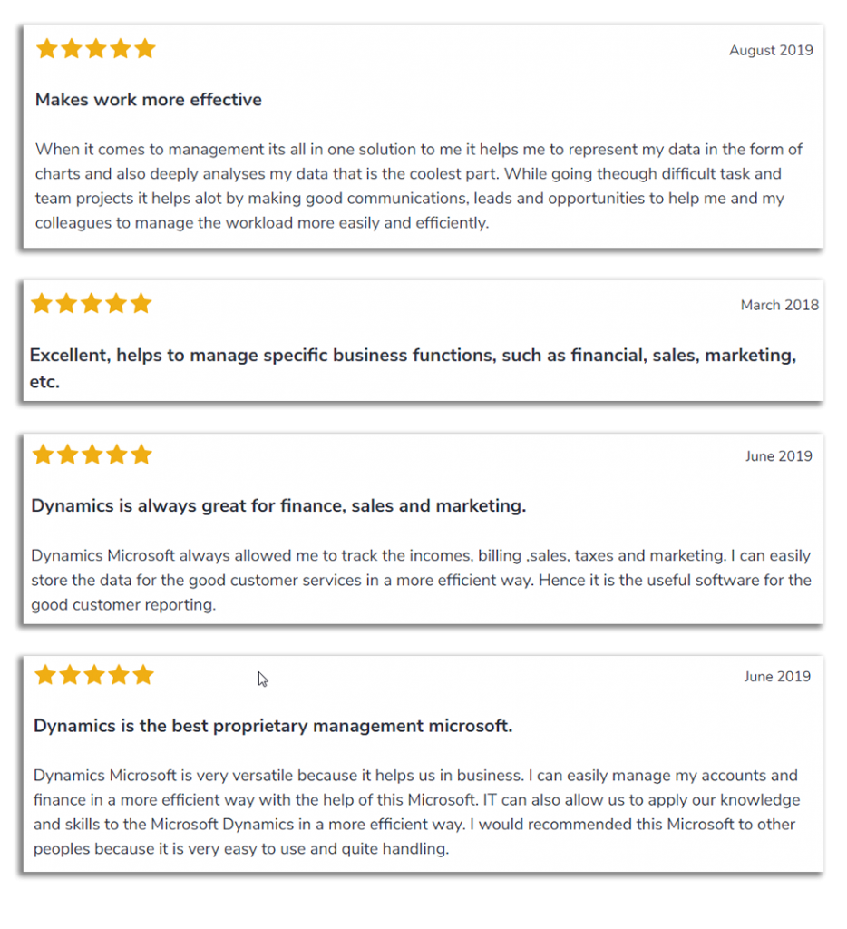 Microsoft Dynamics 365の評価が高い理由 - Calsoft Systems | ERP, Network, IT ...