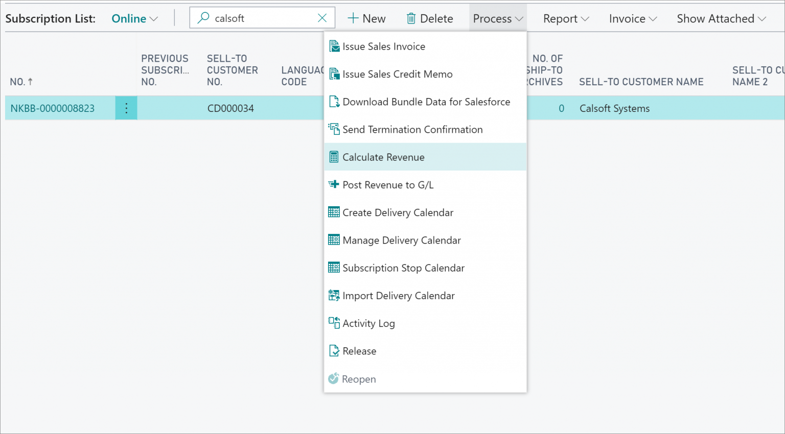 Manage Subscription - Calsoft Systems | ERP, Network, IT Services